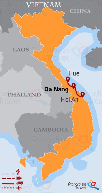 Marvelous Central Vietnam Tour to Da Nang, Hoi An and Hue