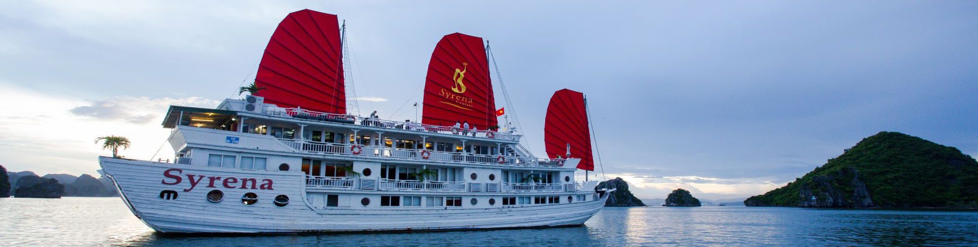 Syrena Cruise Halong - Halong bay junk 3 Days 2 Nights tours from Hanoi